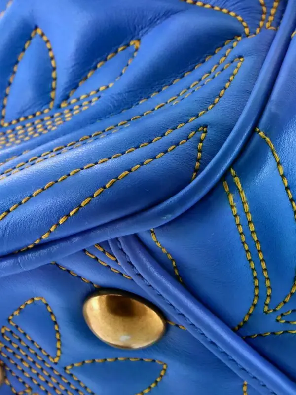 Gucci X Adidas Duffle Bag Quilted Leather Medium