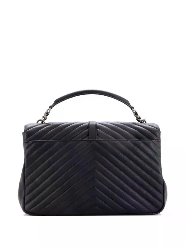 Saint Laurent Classic Monogram College Medium Crossbody Bag - Black