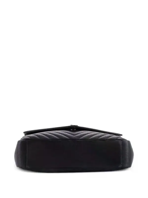 Saint Laurent Classic Monogram College Medium Crossbody Bag - Black