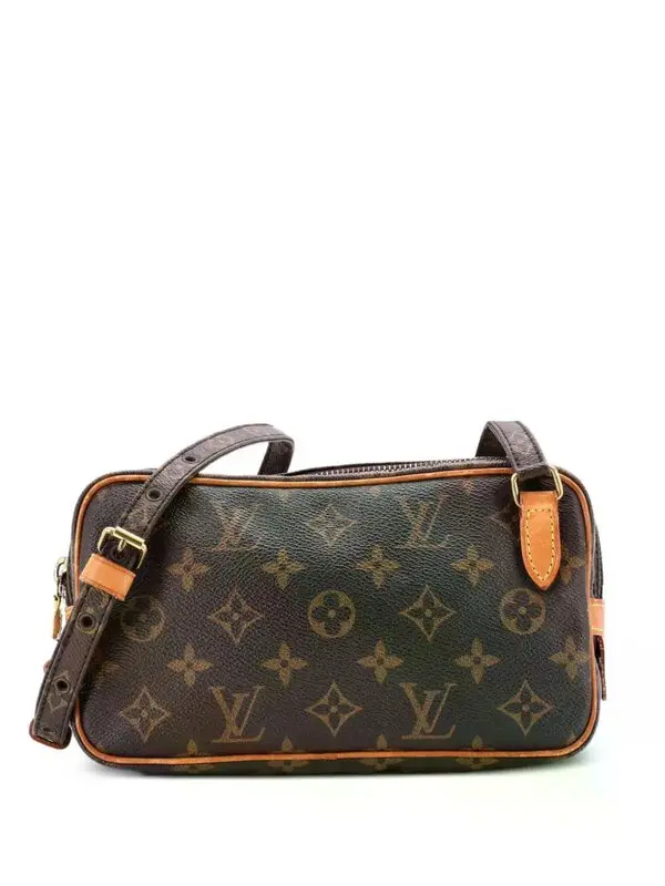 LOUIS VUITTON Pochette Marly Bandouliere Monogram Canvas - Brown