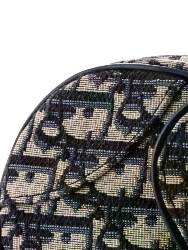 Dior Saddle Handbag Oblique Canvas Mini Shoulder Bag - Blue