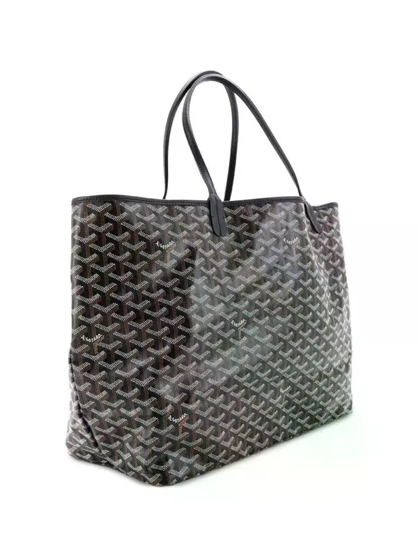 Goyard Saint Louis Coated Canvas Gm Tote Bag - Black