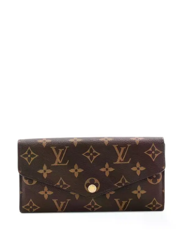 LOUIS VUITTON Sarah Wallet Nm Monogram Canvas Small Wallets - Brown