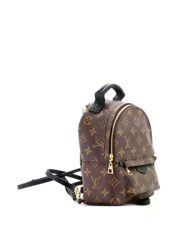 LOUIS VUITTON Palm Springs Monogram Canvas Mini Backpack - Brown