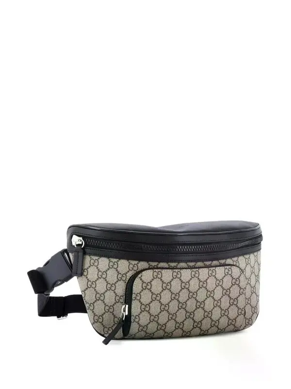 Gucci Eden Gg Coated Canvas Belt Bag - Brown
