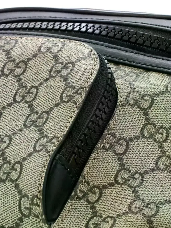Gucci Eden Gg Coated Canvas Belt Bag - Brown