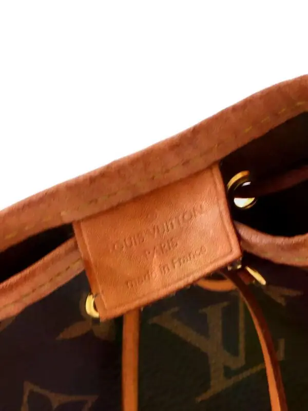LOUIS VUITTON Noe Handbag Monogram Canvas Nano Bucket Bag