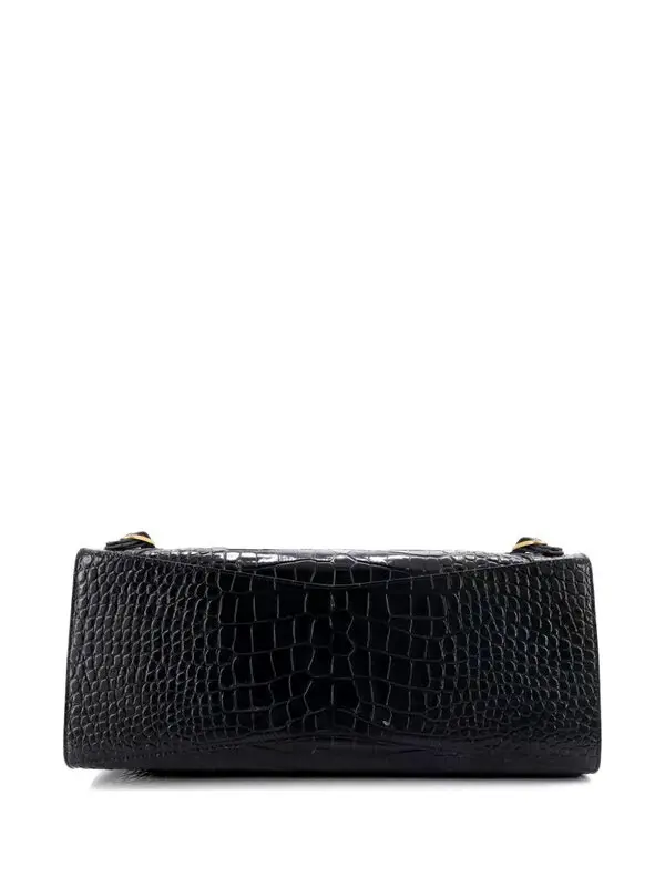 Balenciaga Neo Classic City Crocodile Embossed Leather Satchel
