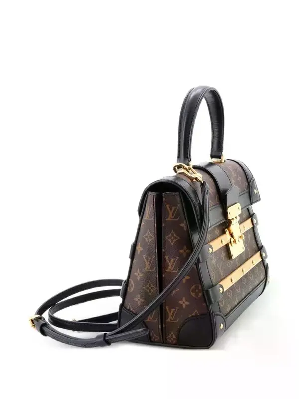 LOUIS VUITTON Trianon Handbag Monogram Canvas Pm - Brown