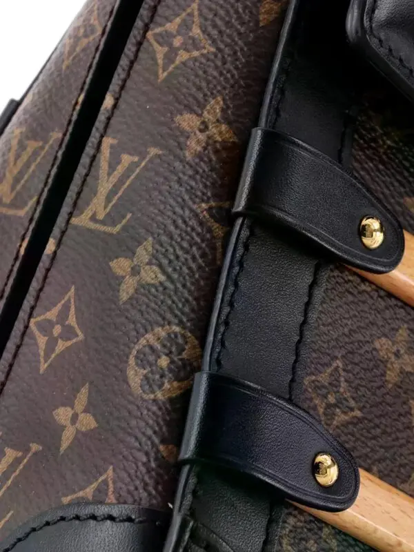 LOUIS VUITTON Trianon Handbag Monogram Canvas Pm - Brown