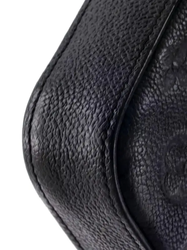 LOUIS VUITTON Felicie Pochette Monogram Empreinte Leather - Black