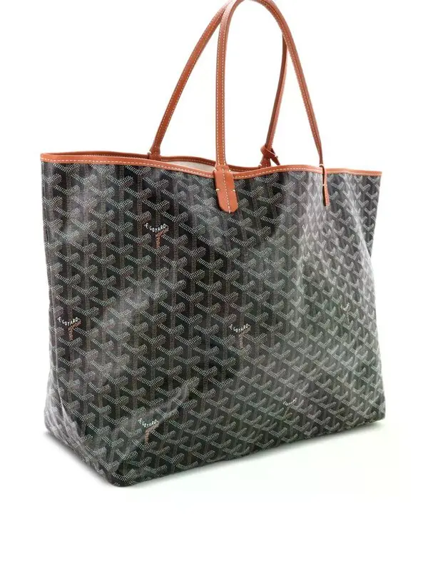 Goyard Saint Louis Coated Canvas Gm Tote Bag - Black