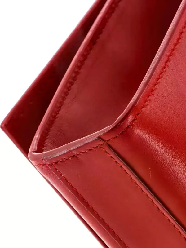 Saint Laurent Classic Monogram Long Clutch Bag - Red