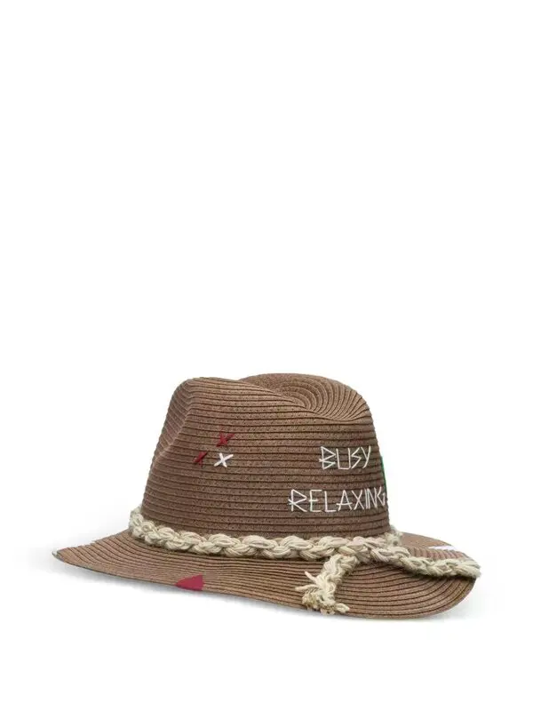 THE HAT GANG Braided Fedora