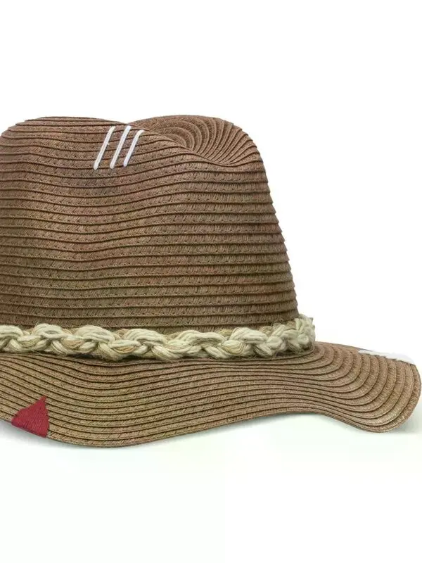 THE HAT GANG Braided Fedora