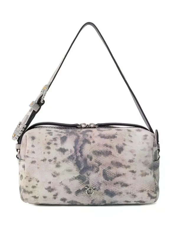 Pinko Python-print Shoulder Bag - Neutrals