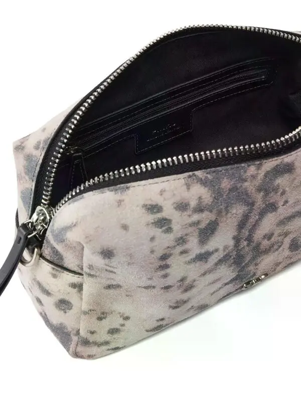 Pinko Python-print Shoulder Bag - Neutrals