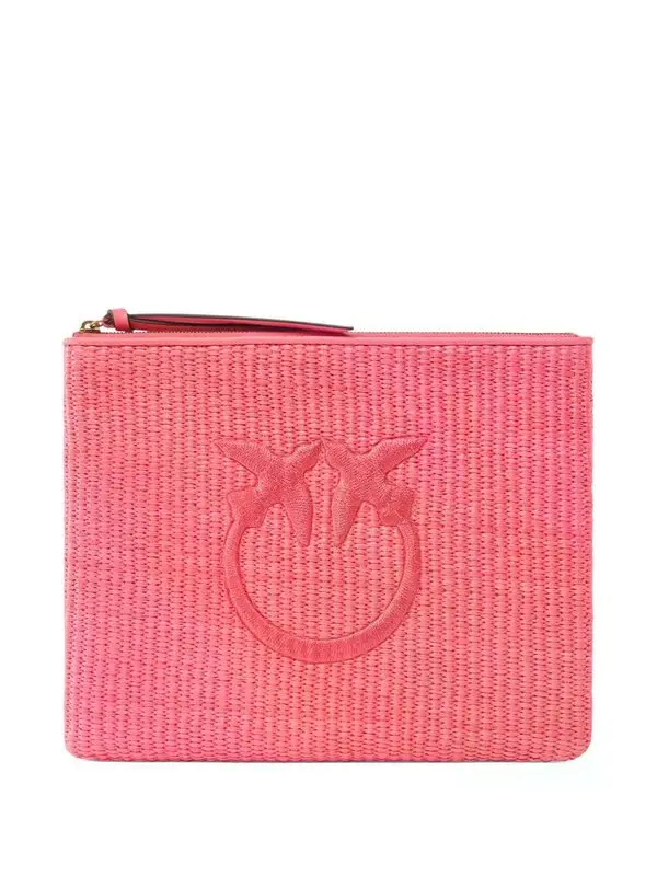 Pinko Logo-detail Wallet - Pink