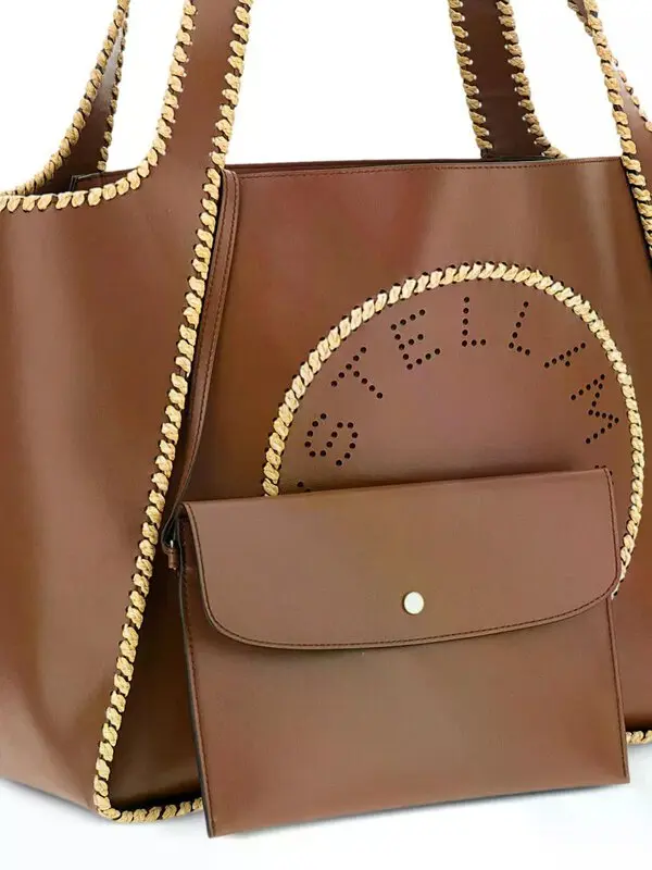 Stella McCartney Logo-detail Tote Bag - Brown