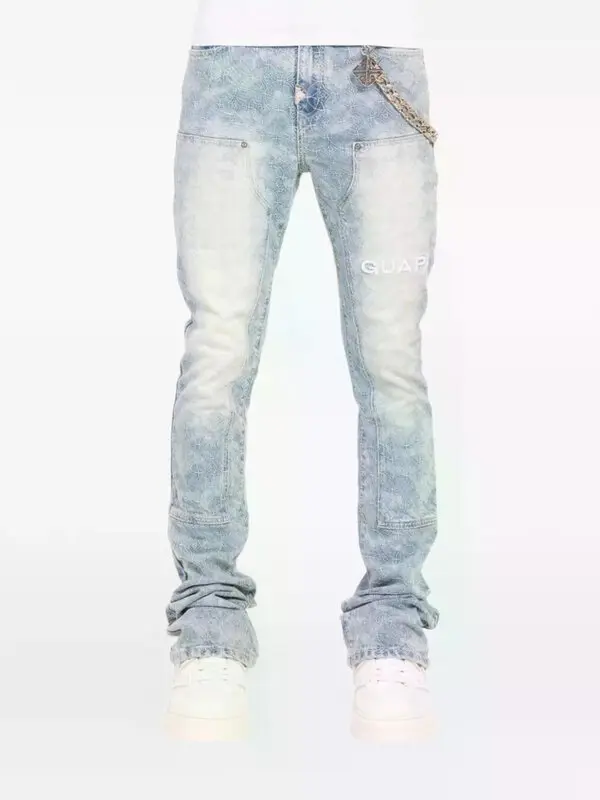 GUAPI Sashiko Appliqué Jeans