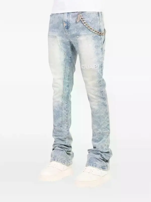 GUAPI Sashiko Appliqué Jeans