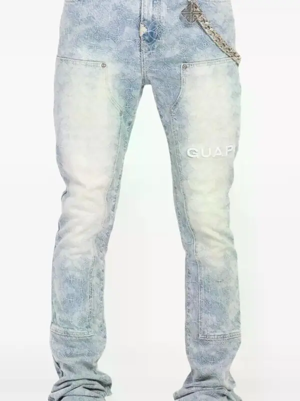 GUAPI Sashiko Appliqué Jeans