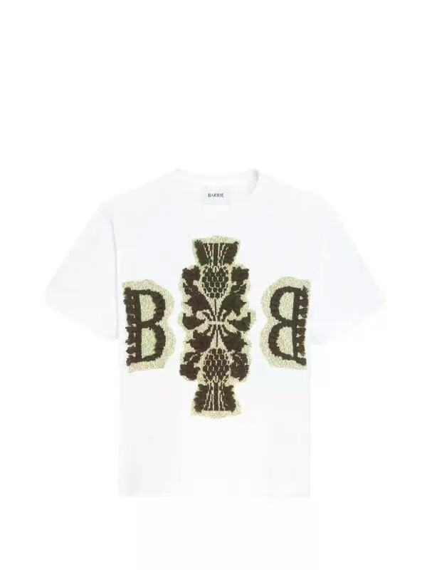 BARRIE Logo Cotton T-shirt - White