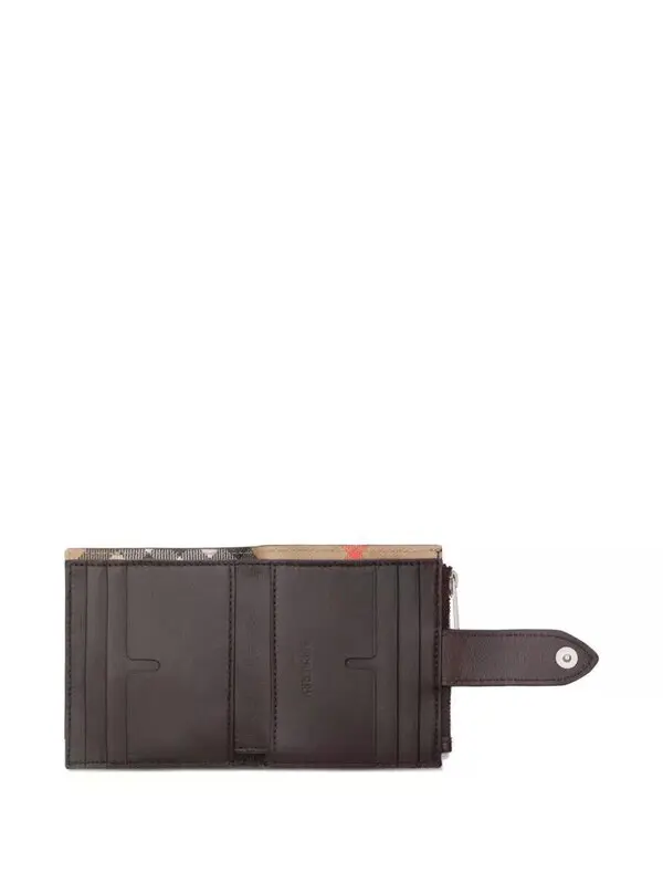 Burberry Pop Check Zip Wallet