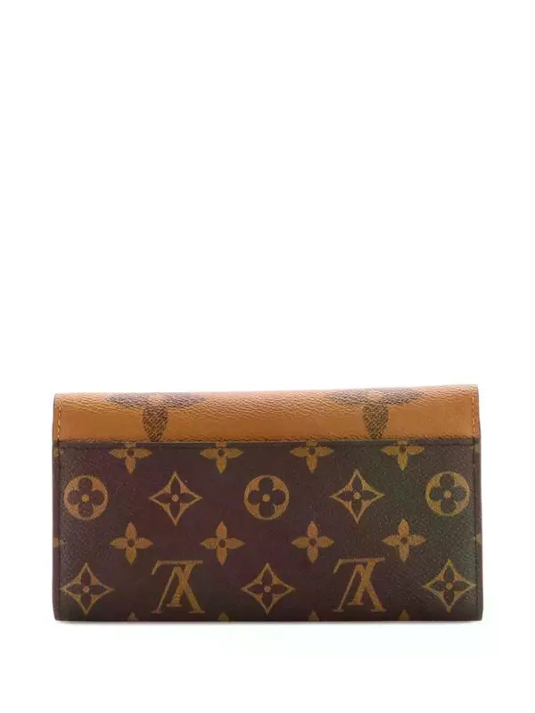 LOUIS VUITTON Sarah Wallet Nm Reverse Monogram Giant And Monogram Canvas Small Wallets