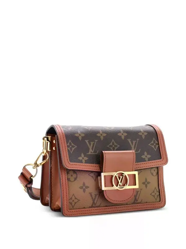 LOUIS VUITTON Dauphine Reverse Monogram Mini Bag - Brown