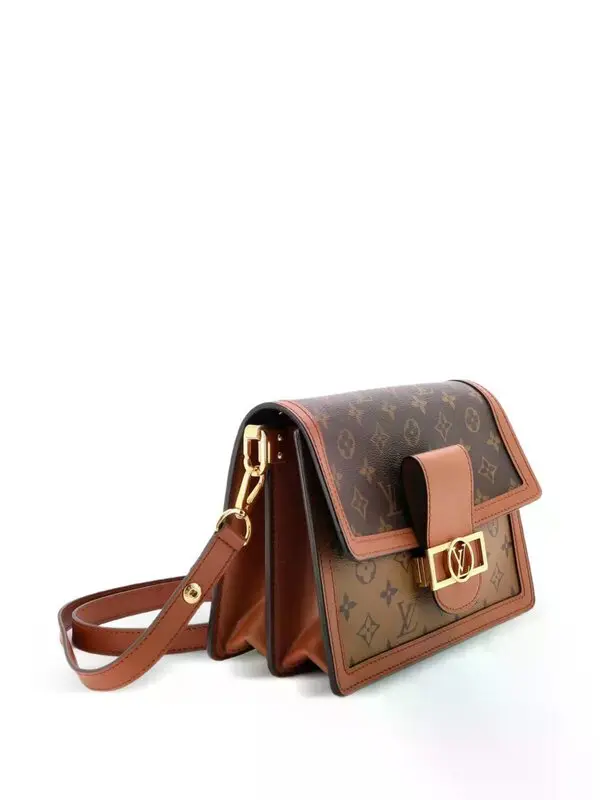 LOUIS VUITTON Dauphine Reverse Monogram Canvas Mm Shoulder Bag