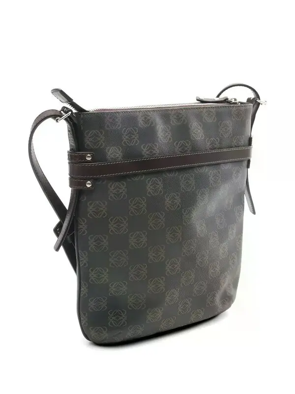 Loewe 2000s Anagram Shoulder Bag - Grey