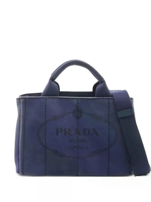 Prada 2000s Canapa Tote Bag