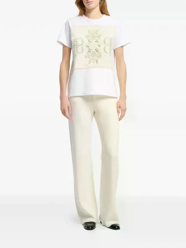 BARRIE Logo-patch T-shirt - White