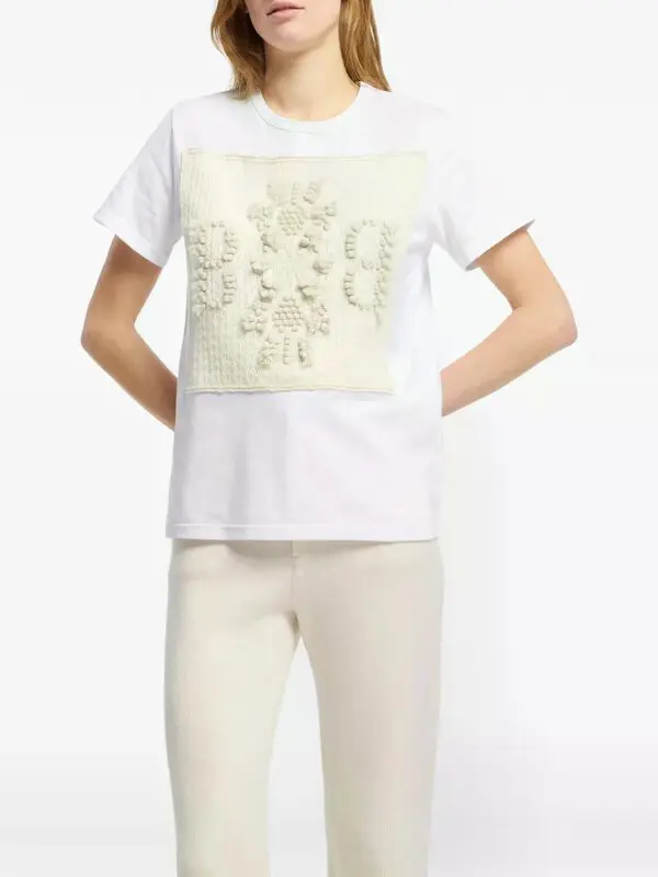 BARRIE Logo-patch T-shirt - White