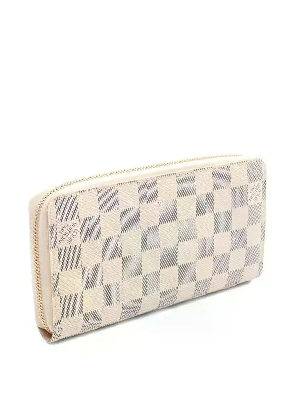 LOUIS VUITTON 2008 Damier Azur Zip-fastening Wallet - Neutrals