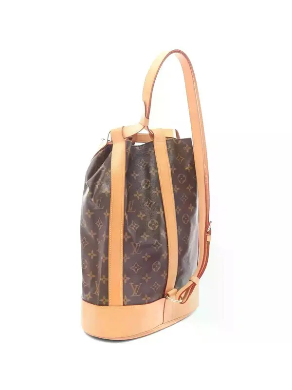 LOUIS VUITTON 1997 Pm Randonee Monogram Backpack