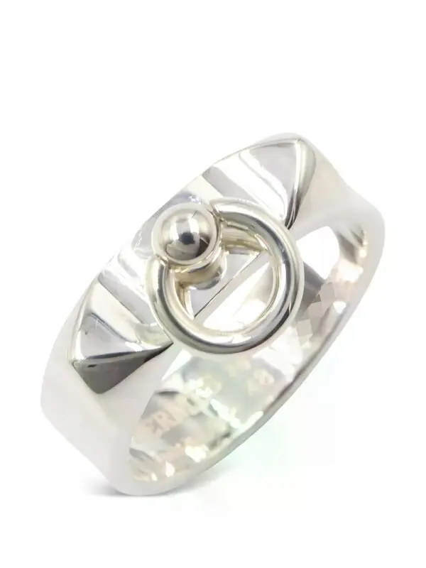 Hermès 1990s Collier De Chien Ring