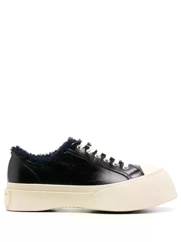 Marni Almond-toe Lace-up Sneakers