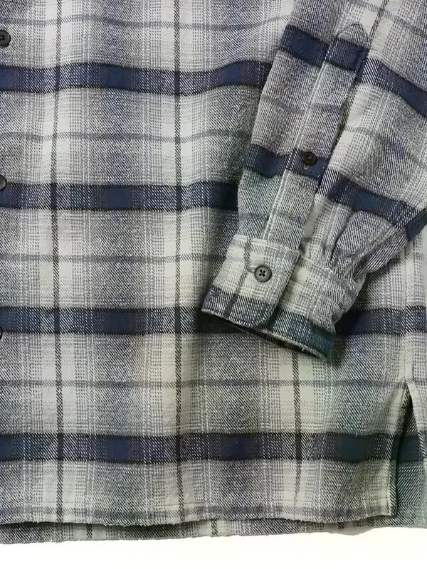 A.PRESSE Checked Long-sleeve Shirt