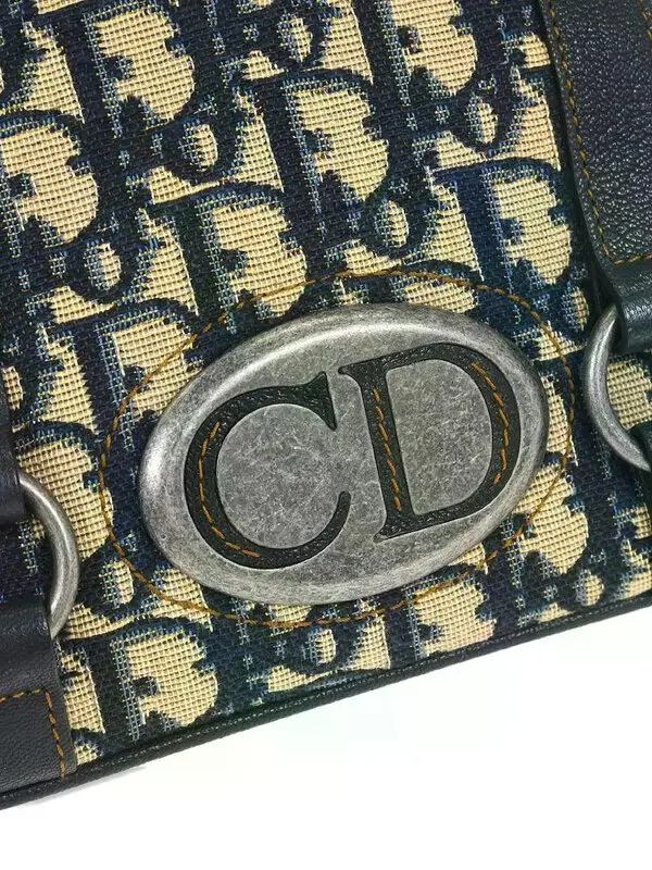 Dior 2006 Trotter Tote Bag - Blue