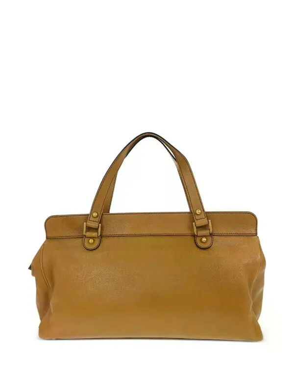 Gucci 1990s Interlocking Leather Handbag
