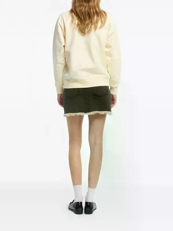BARRIE Cashmere Patch Logo Sweatshirt - Neutrals