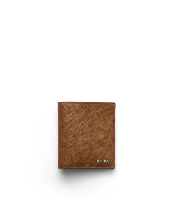 Prada Saffiano Leather Wallet - Brown