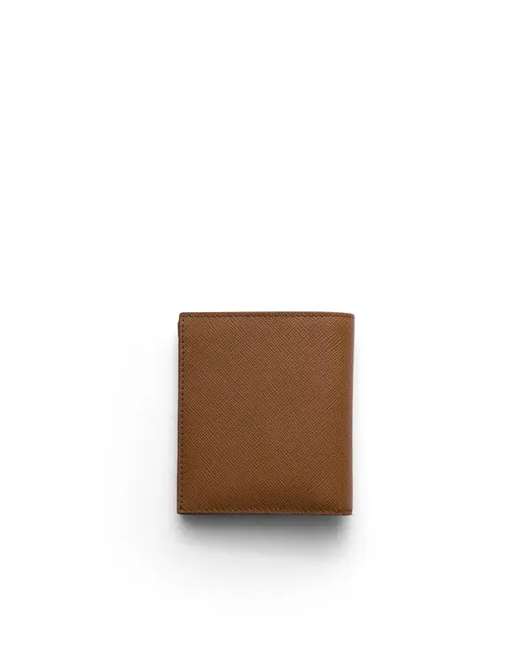 Prada Saffiano Leather Wallet - Brown