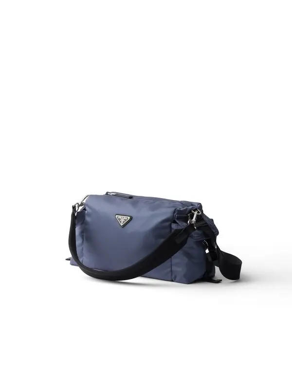 Prada Re-nylon And Leather Bag - Blue