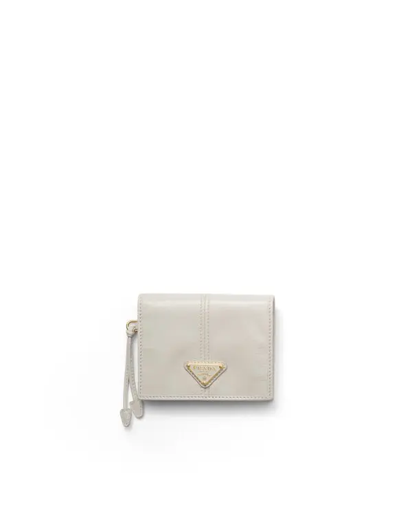 Prada Small Leather Wallet - White