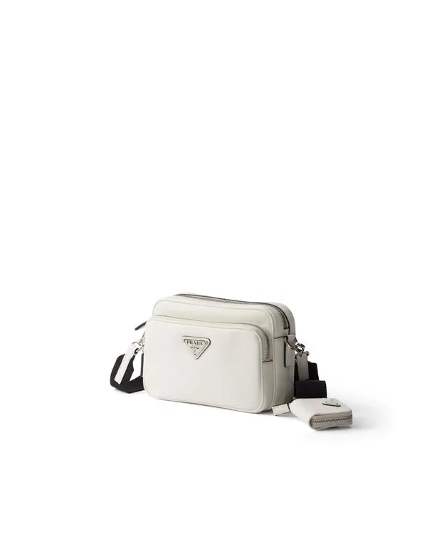 Prada Saffiano Leather Shoulder Bag - White
