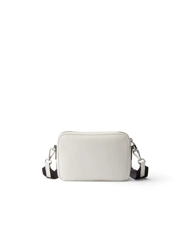 Prada Saffiano Leather Shoulder Bag - White