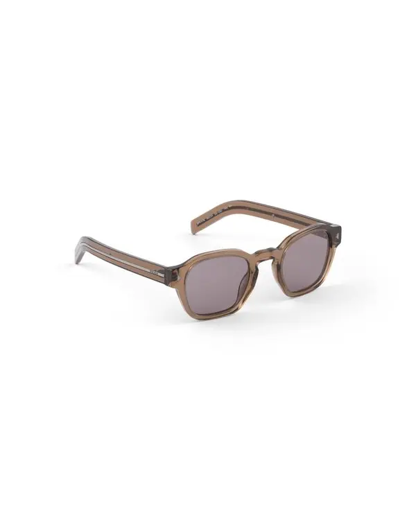 Prada Sunglasses With Iconic Metal Plaque - Lenses